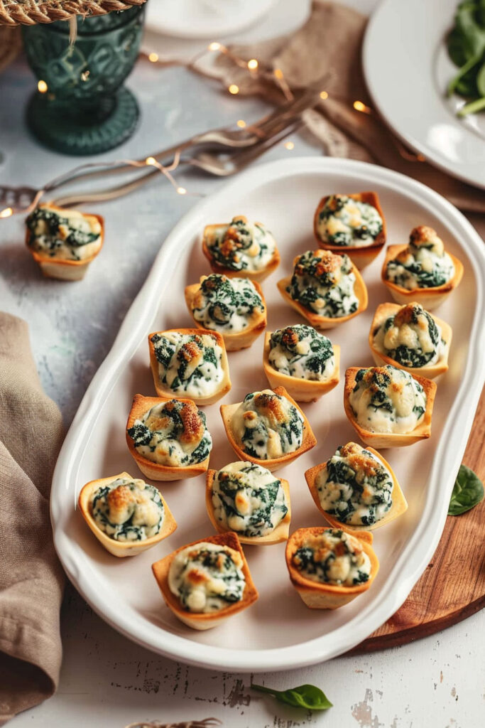 Spinach Dip Bites