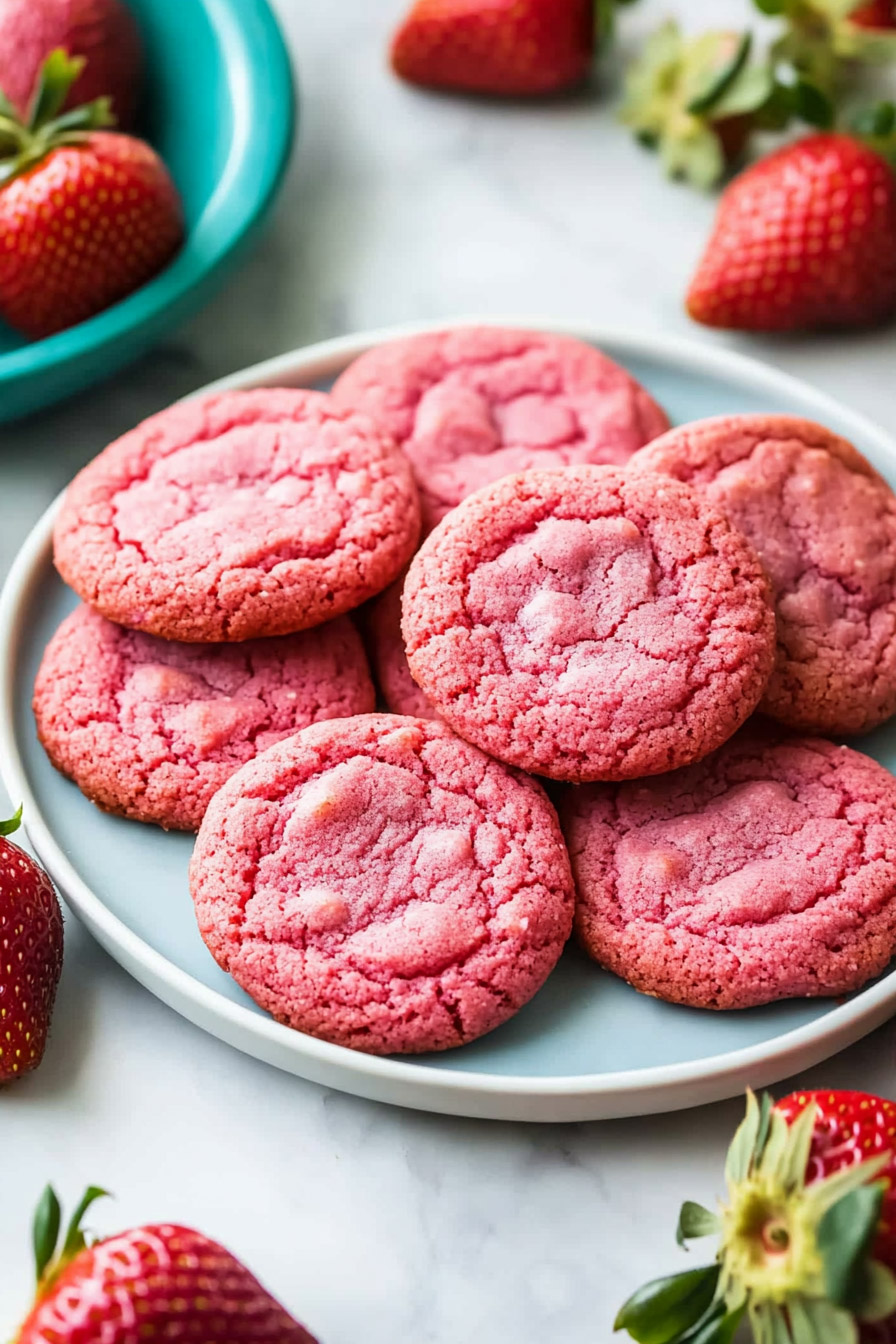 Strawberry Cookies Recipe: Soft & Fruity Treats